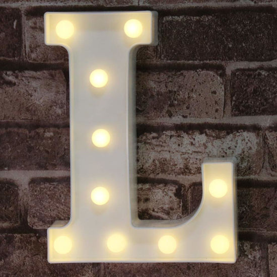 GetUSCart- Pooqla LED Marquee Letter Lights Sign, Light Up Alphabet ...