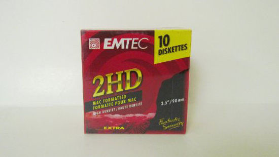GetUSCart- Emtec 3.5 Inch Floppy Disc 2HD (10 Pack)