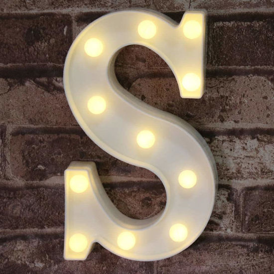 GetUSCart- Pooqla LED Marquee Letter Lights Sign, Light Up Alphabet ...
