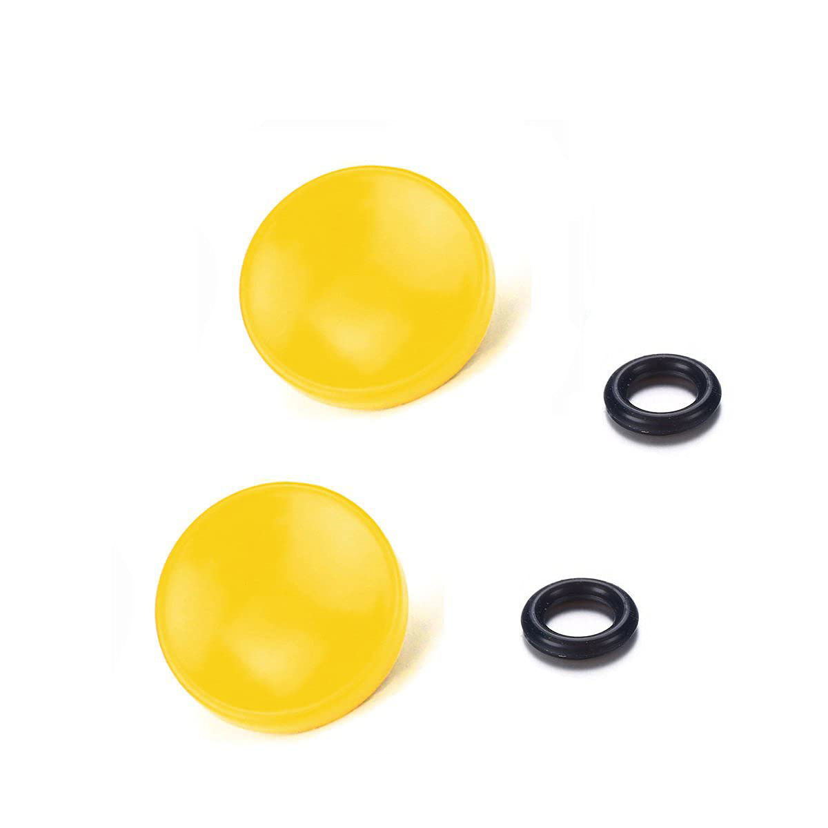 GetUSCart- LXH (2 Packs) Yellow Metal Concave Surface Soft Camera ...