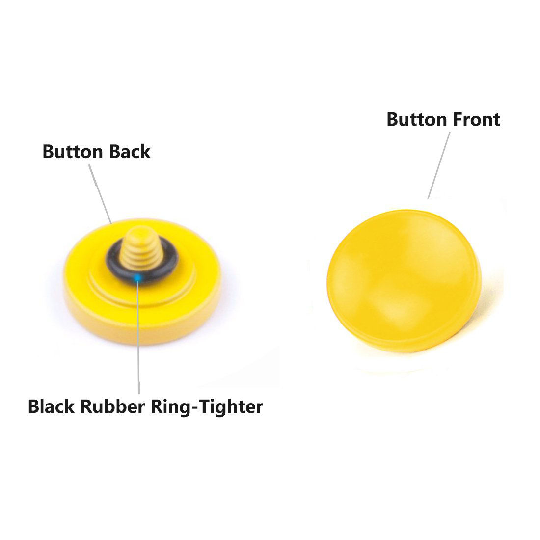 GetUSCart- LXH (2 Packs) Yellow Metal Concave Surface Soft Camera ...