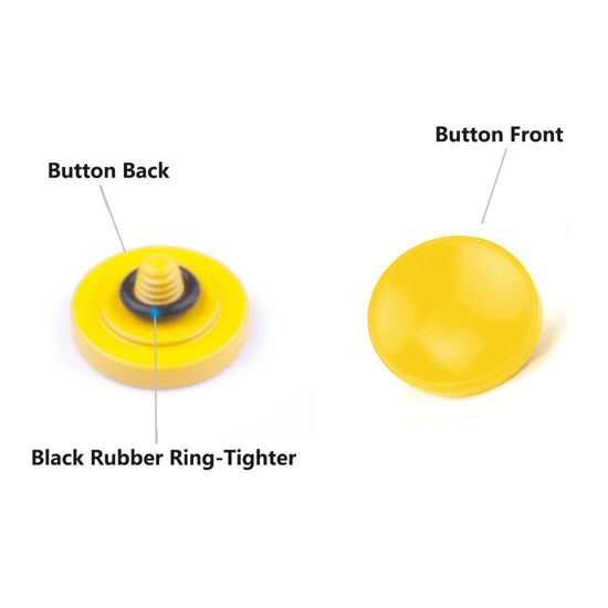 GetUSCart- LXH (2 Packs) Yellow Metal Concave Surface Soft Camera ...