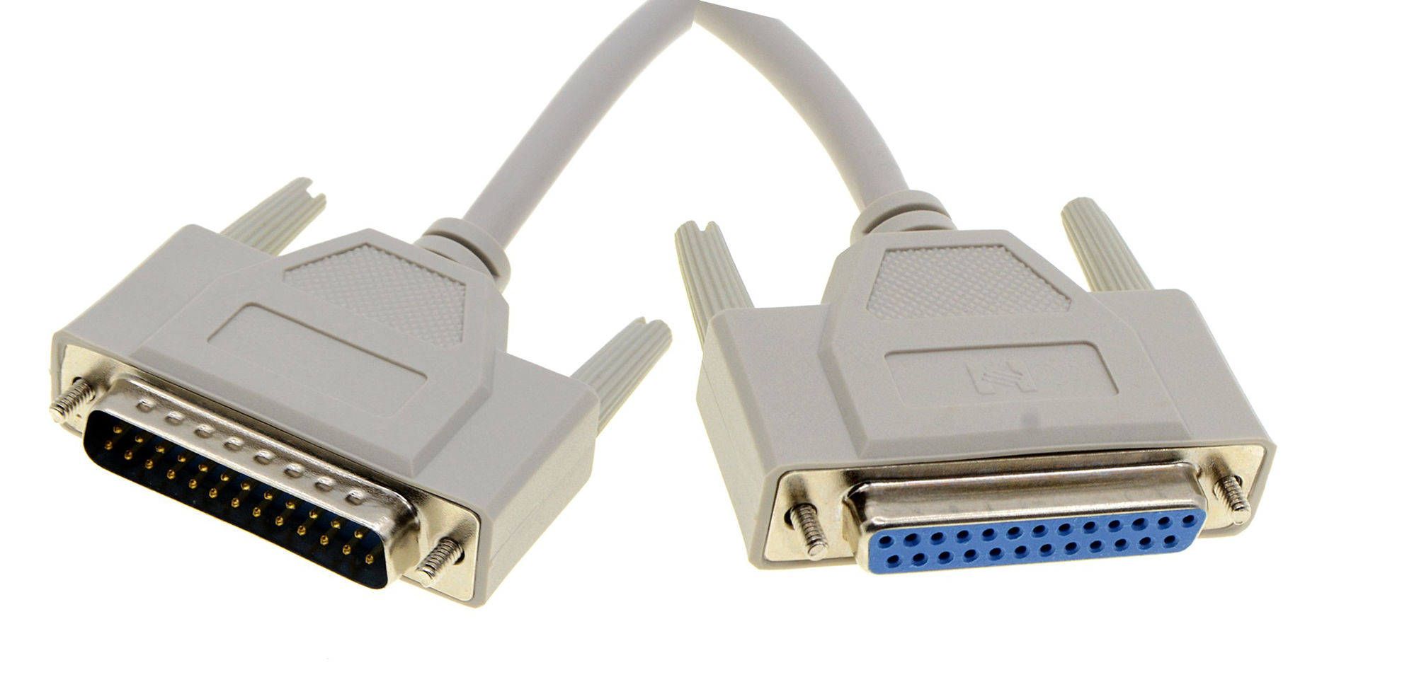 GetUSCart- YXQ 3Pcs 10Ft DB25 Male to Female Serial Cable 25-Pin ...