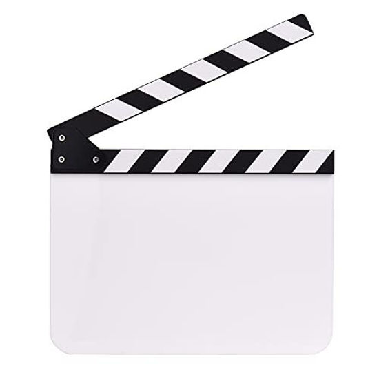GetUSCart- Andoera 30 24cm/ 12 9in Acrylic Film Clapboard Movie ...