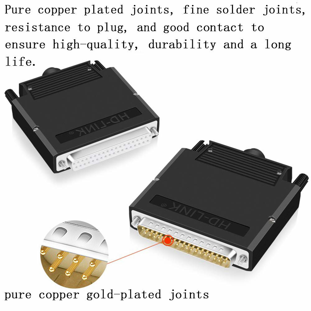 GetUSCart- ANMBEST Thinner DB37 Solderless RS232 D-SUB Serial to 37-pin ...