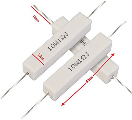 GetUSCart- Hakeeta 10PCS Speaker Divider Cement Resistor, Speaker ...