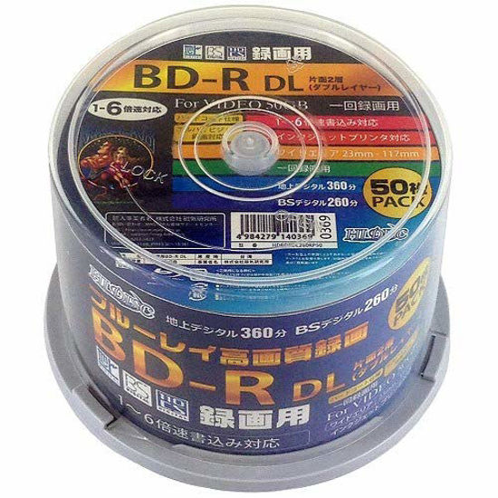 GetUSCart- HI-DISC BD-R HDBDRDL260RP50 (DL/50 Sheets/6x Speed)