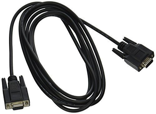 GetUSCart- C2G 52039 DB9 F/F Serial RS232 Null Modem Cable, Black (10 Feet, 3.04 Meters)
