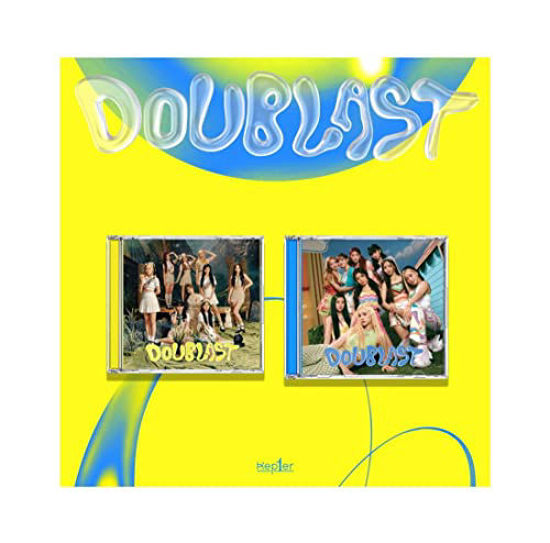 GetUSCart- KEP1ER - DOUBLAST (2nd Mini) Jewel case ver. CD (Blue+Lemon Blast ver 2 SET)