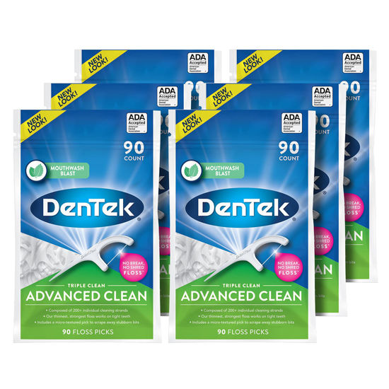 GetUSCart- DenTek Triple Clean Advanced Clean Floss Picks, No Break ...
