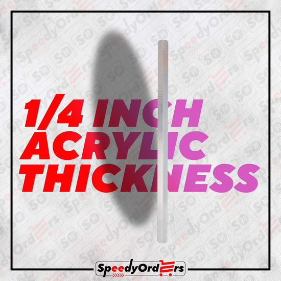 GetUSCart- SPEEDYORDERS 1/4" Plexiglass Sheet, 13 Inch Diameter Clear ...