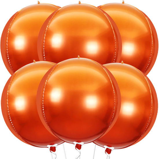 GetUSCart- KatchOn, Burnt Orange Balloons, 22 Inch - Pack of 6 ...