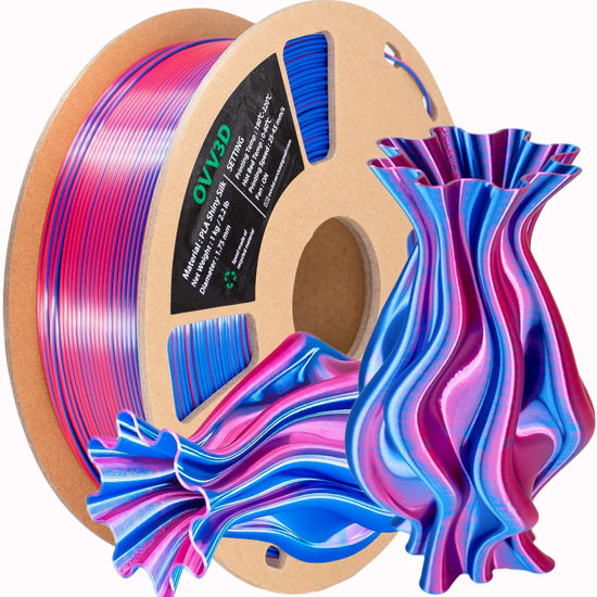 GetUSCart- OVV3D PLA Filament 1.75mm, Silk PLA Dual Color 3D Printer ...