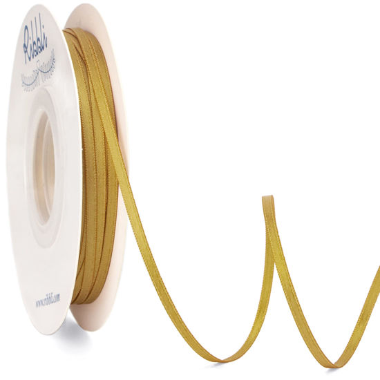 GetUSCart- Ribbli Gold Double Faced Satin Ribbon,1/8” x Continuous 50 ...
