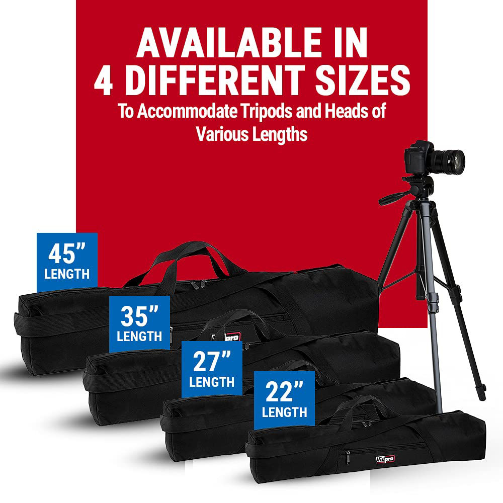GetUSCart- VidPro TC-22 Zippered Carrying Case 22" Long with Shoulder ...