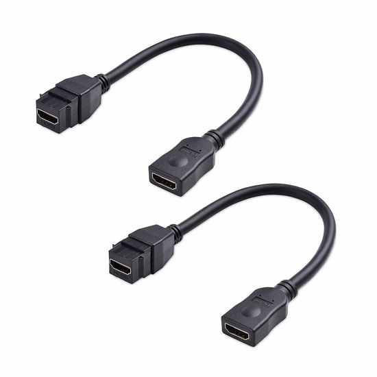GetUSCart- Cable Matters 2-Pack HDMI Keystone Jack Pigtail Cable in ...