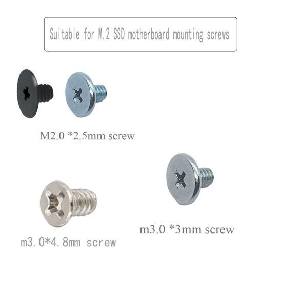GetUSCart- m.2 Screws Kit,PCIe NVMe M.2 SSD Mounting Screws ，Multi ...