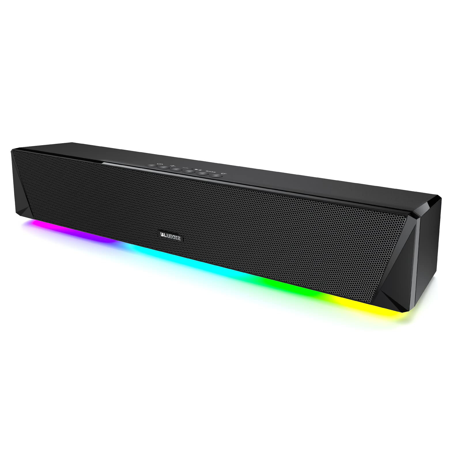GetUSCart- Bluetooth Computer Soundbar, 3.5mm Aux-in Speakers for ...