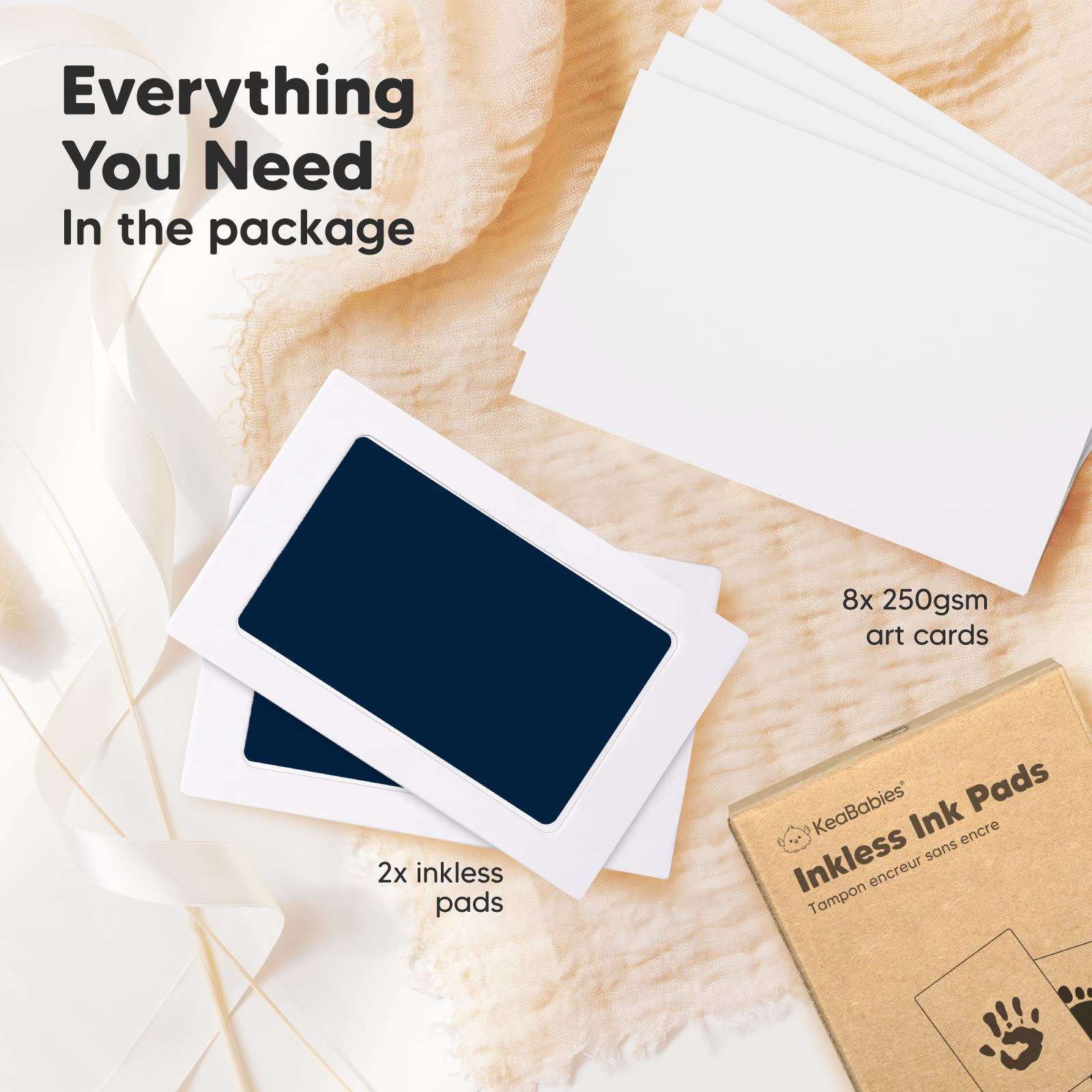 GetUSCart- 2-Pack Inkless Hand and Footprint Kit - Ink Pad for Baby Hand and Footprints - Dog ...