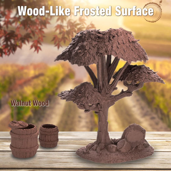 GetUSCart- OVV3D Wood PLA Filament 1.75mm, Black Walnut Wood 3D Printer ...