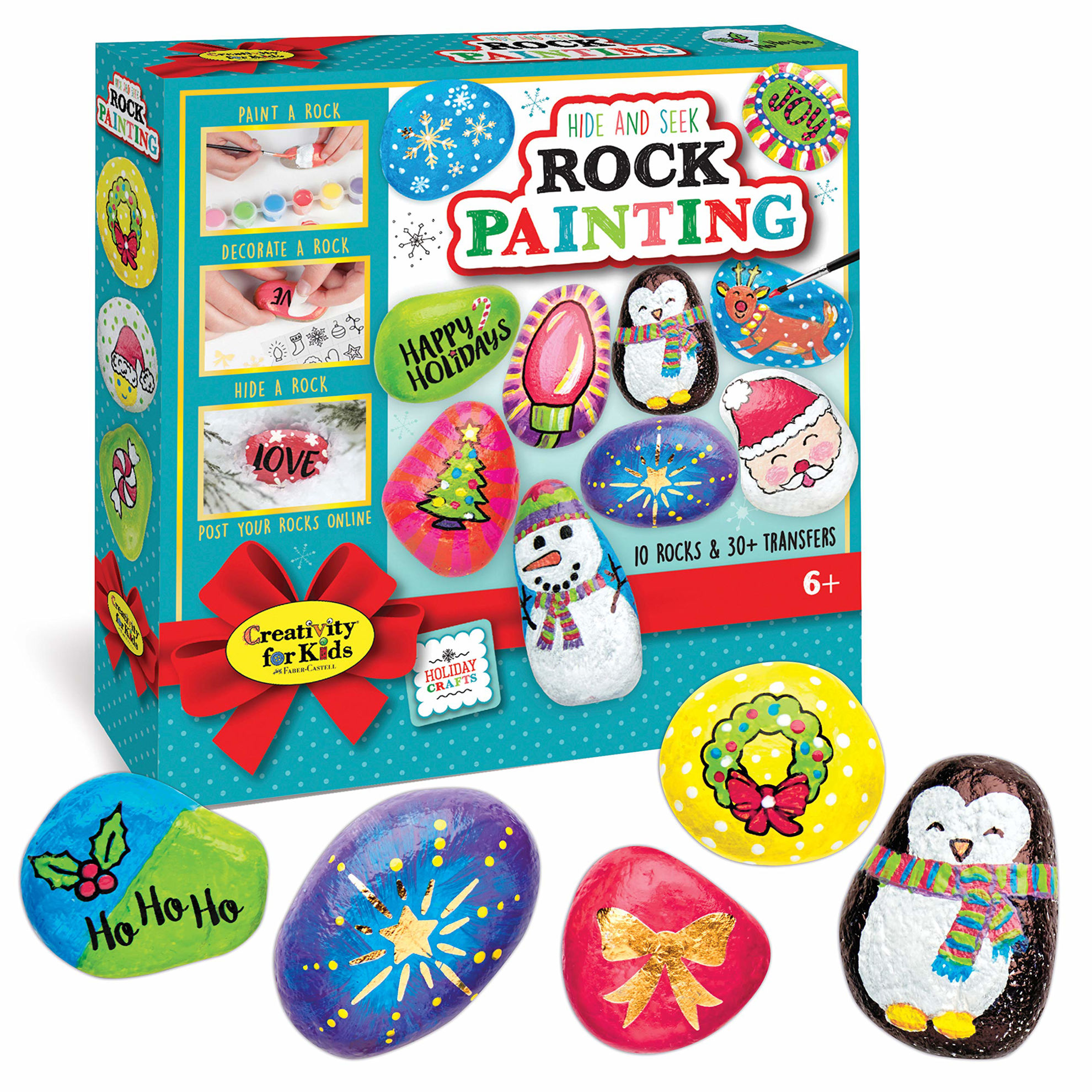 GetUSCart- Creativity for Kids Holiday Hide & Seek Rock Painting Kit ...