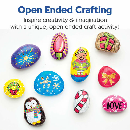 GetUSCart- Creativity for Kids Holiday Hide & Seek Rock Painting Kit ...