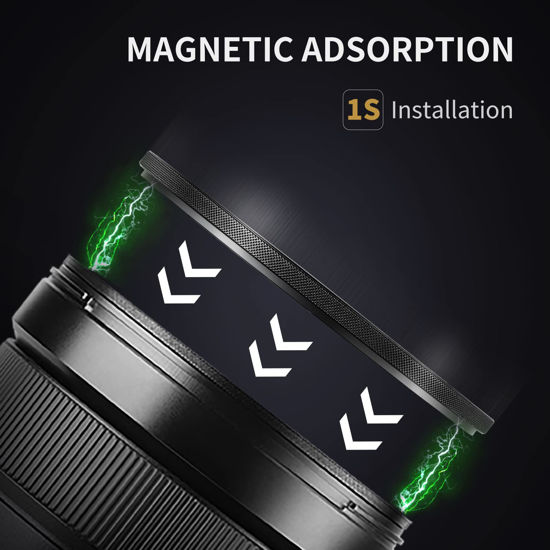 GetUSCart- K&F Concept 55mm Magnetic Black Diffusion 1/4 Mist Cinematic ...