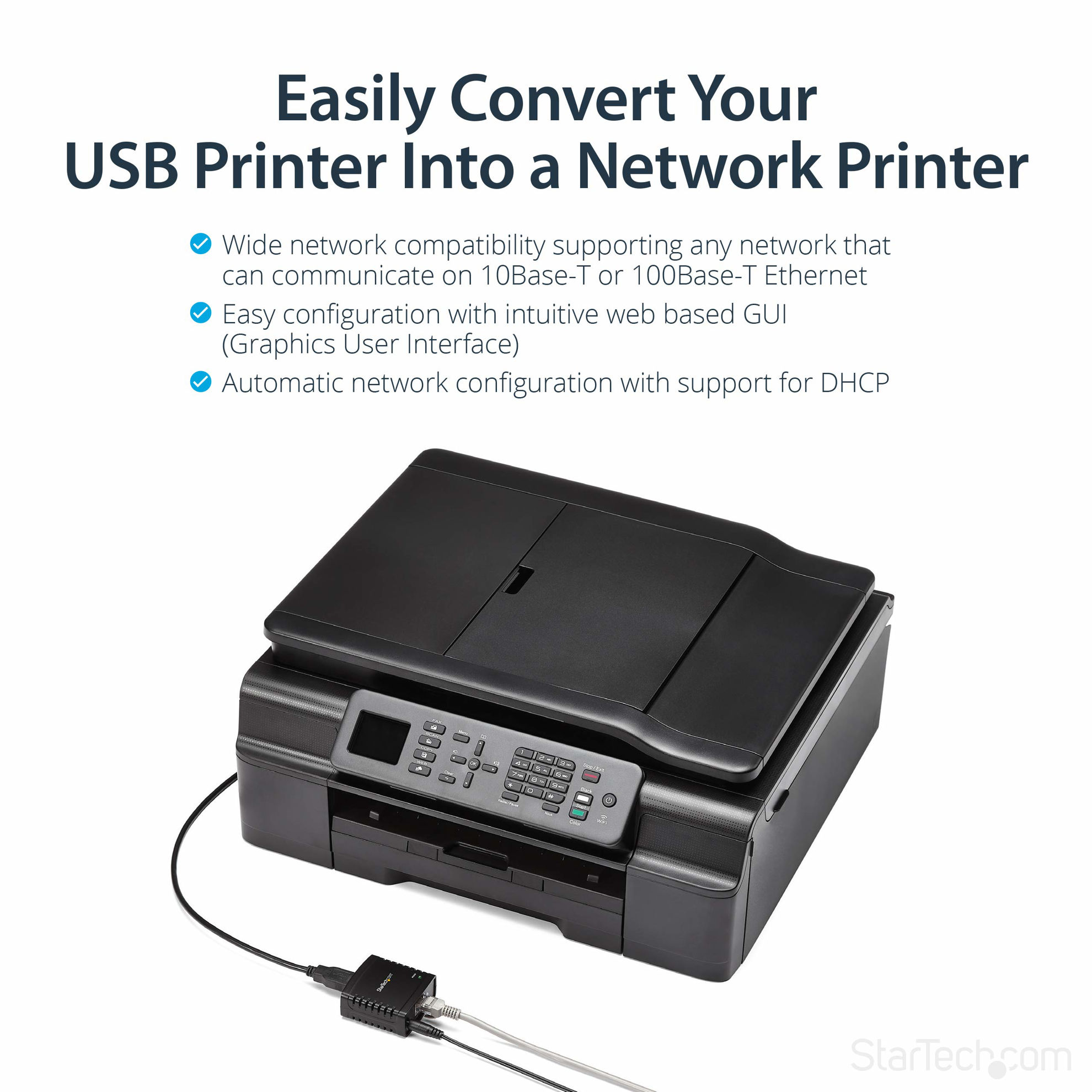GetUSCart- StarTech.com 10/100Mbps Ethernet to USB 2.0 Network Print ... GetUSCart- StarTech.com 10/100Mbps Ethernet to USB 2.0 Network Print ...