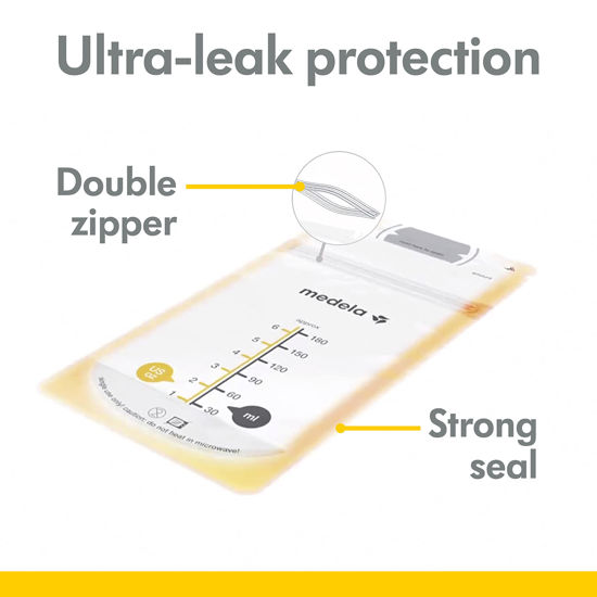 GetUSCart- Medela Breast Milk Storage Bags, 100 Count, Ready to Use ...