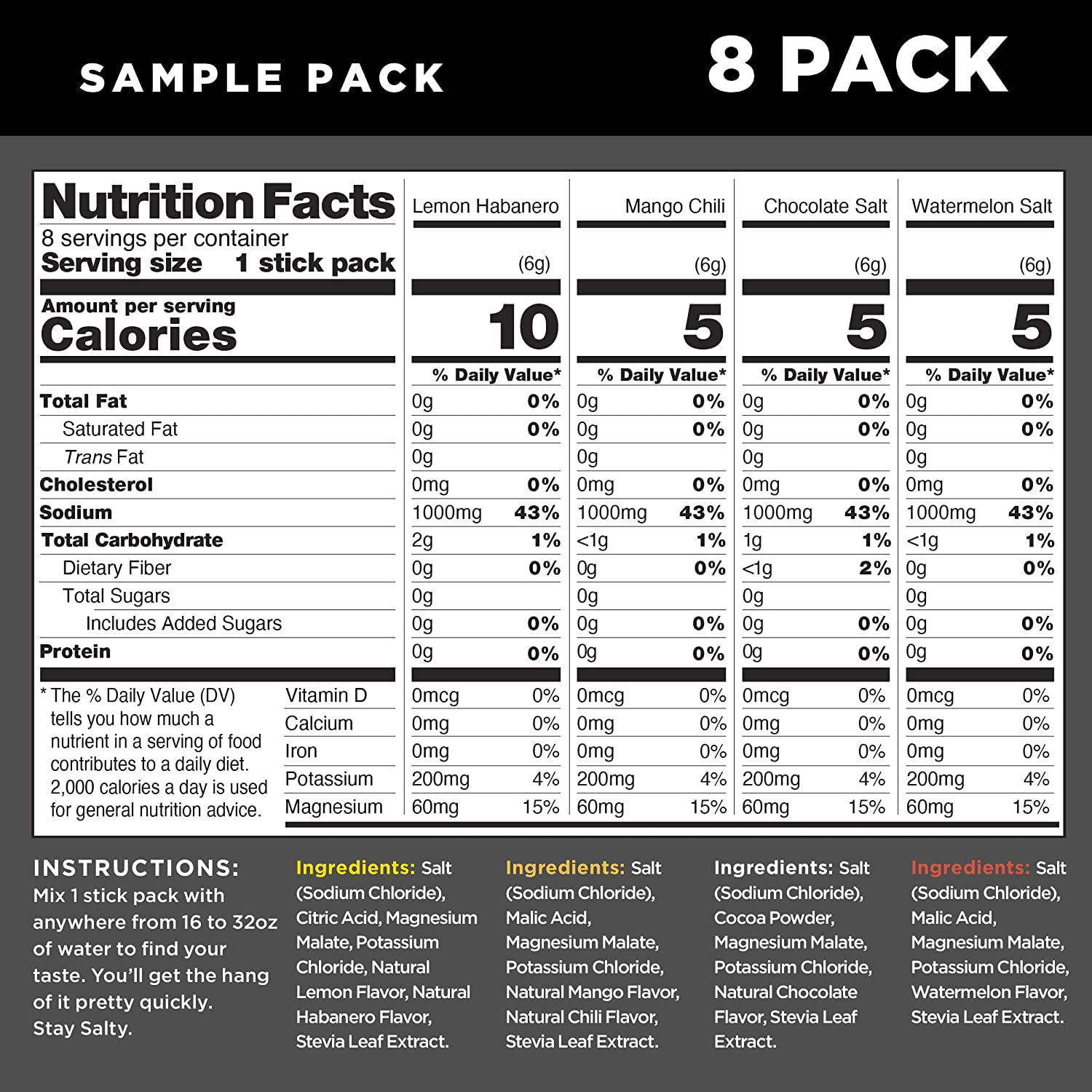 GetUSCart- LMNT Keto Electrolyte Powder Packets | Paleo Hydration Drink ...