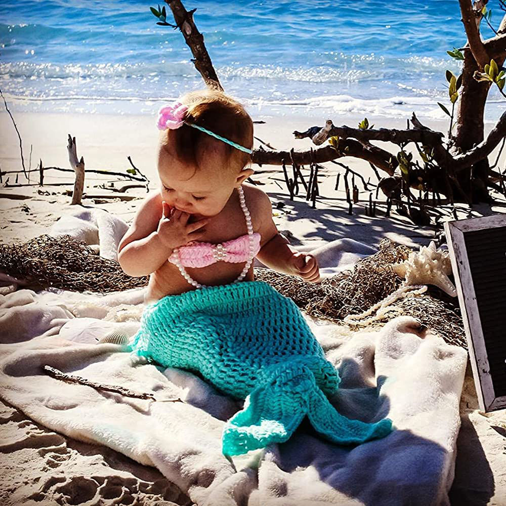 GetUSCart- M&G House Newborn Photography Prop Mermaid Outfit Baby Photo ...