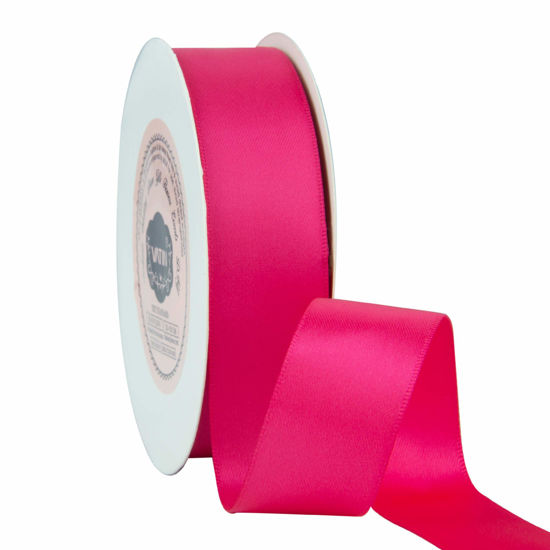 GetUSCart- VATIN 1 inch Double Faced Polyester Satin Ribbon Shocking ...