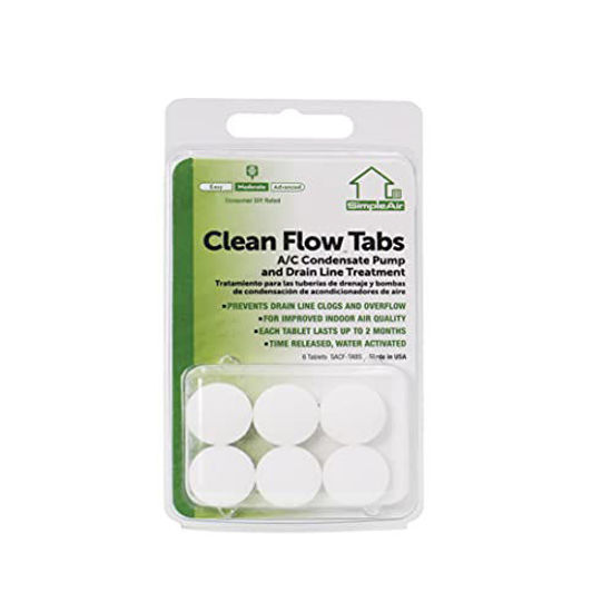 GetUSCart- SimpleAir SACF Drain Line tabs, 6 Count