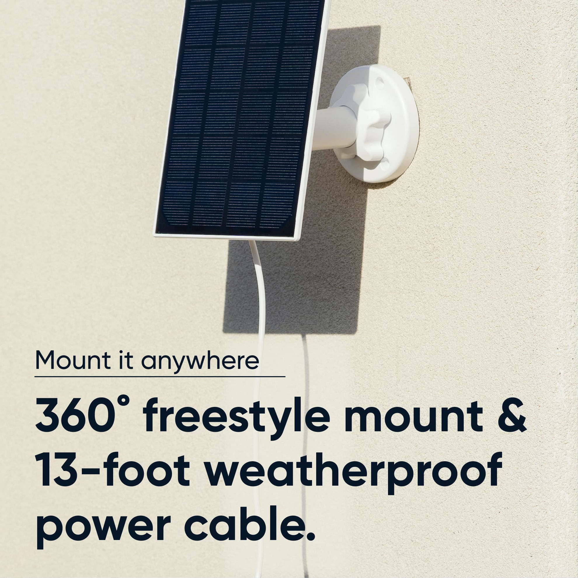 GetUSCart- WYZE Solar Panel - Compatible Cam Outdoor, Continuous Power ...