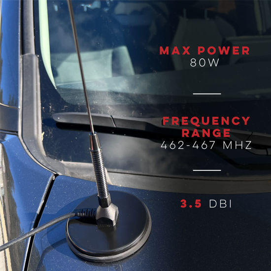 GetUSCart- Authentic Genuine Nagoya UT-72G Super Loading Coil 20-Inch Magnetic Mount (Heavy Duty ...