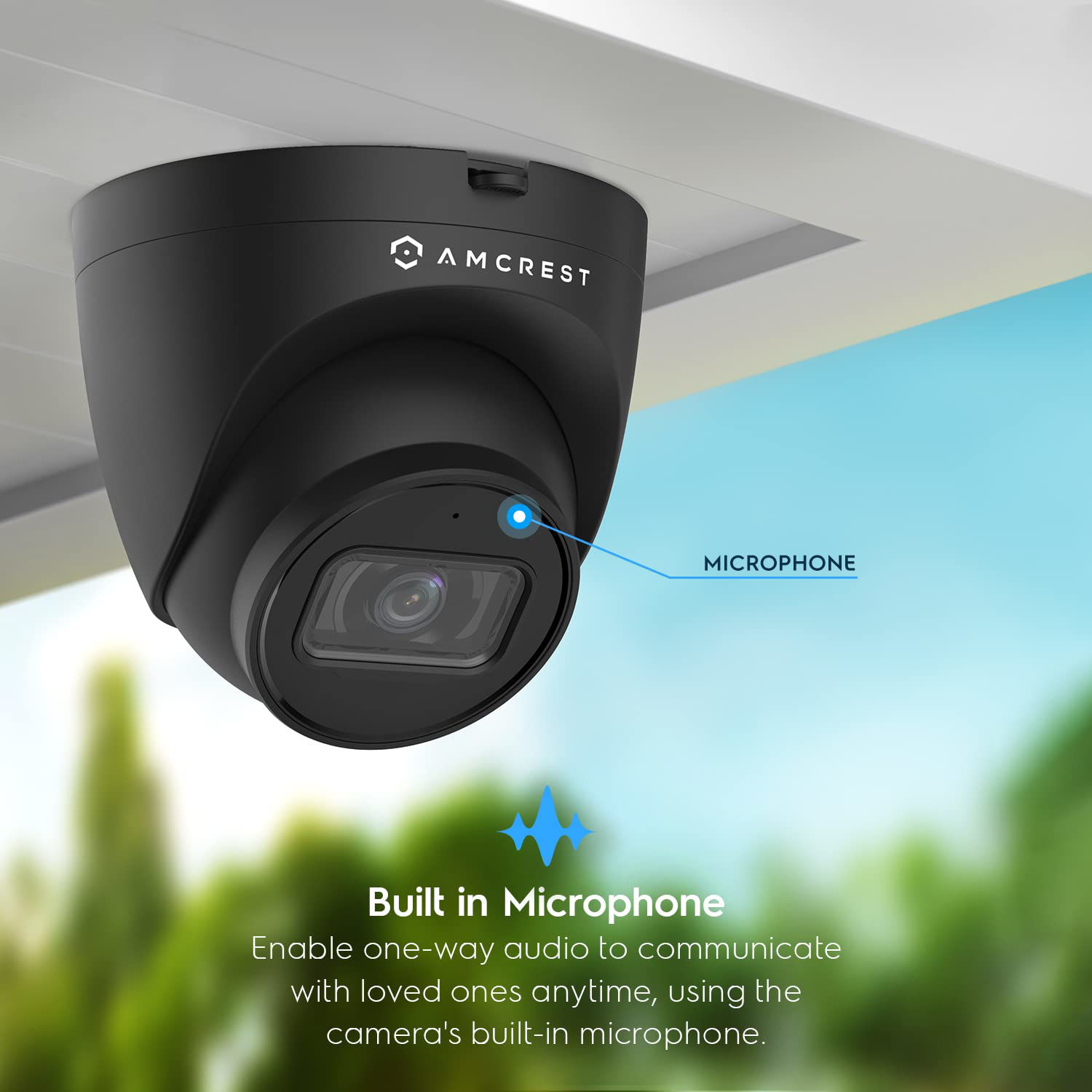 GetUSCart- Amcrest 5MP Turret POE Camera, UltraHD Outdoor IP Camera POE ...