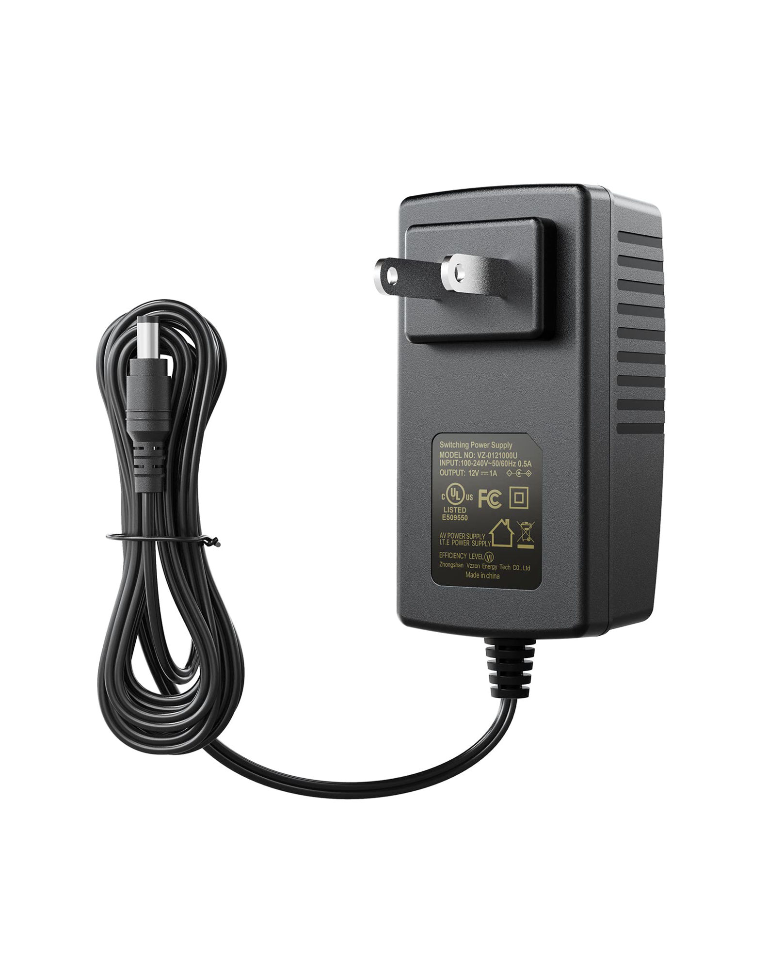 GetUSCart- ZOSI DC 12V 1A 1000mA US CCTV Power Supply Adapter 3m Long ...