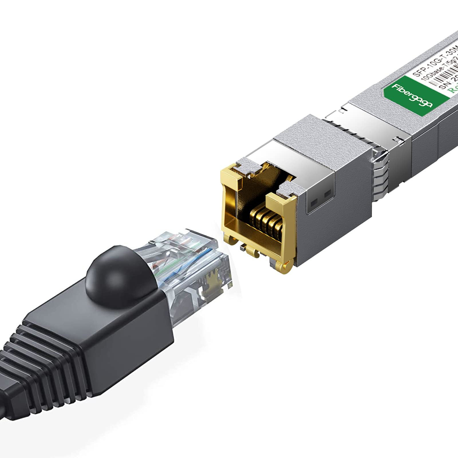 GetUSCart- SFP+ to RJ45, 1.25g/2.5g/5g/10G-T Copper Transceiver Module ...