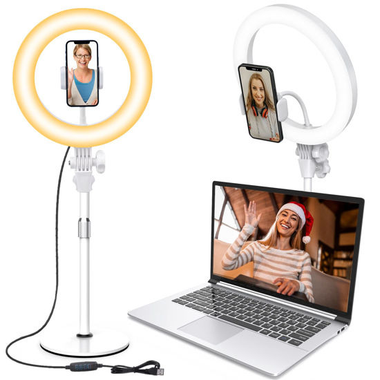 GetUSCart- Video Conference Lighting for Laptop Computer, 10.5'' Selfie ...