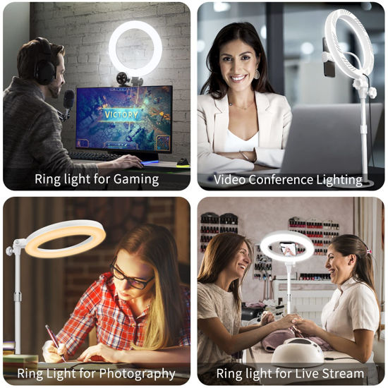GetUSCart- Video Conference Lighting for Laptop Computer, 10.5'' Selfie ...
