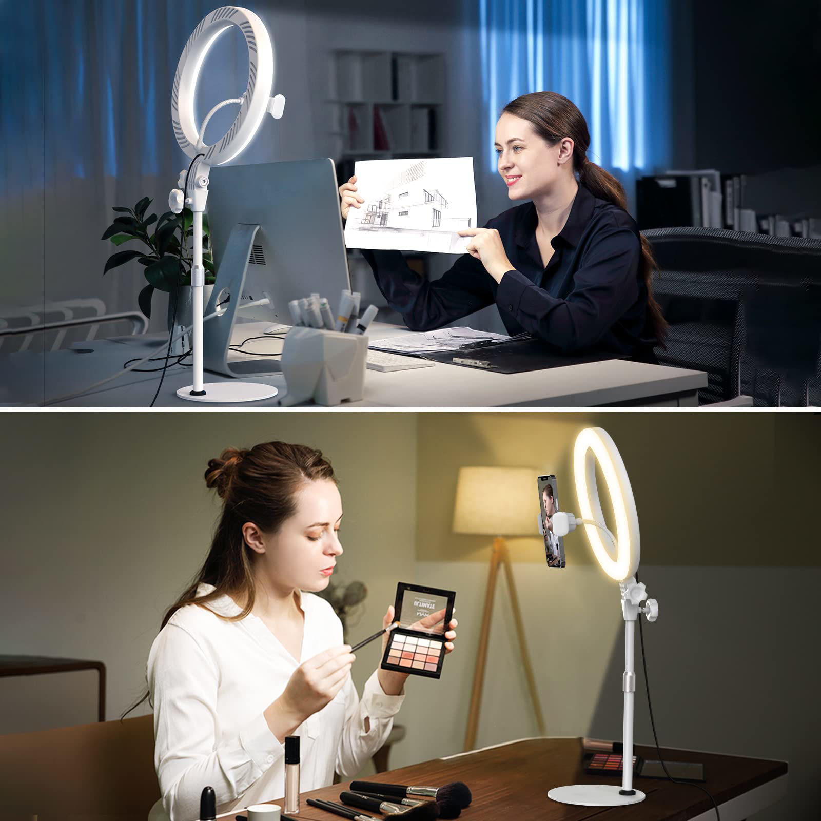 GetUSCart- Video Conference Lighting for Laptop Computer, 10.5'' Selfie ...