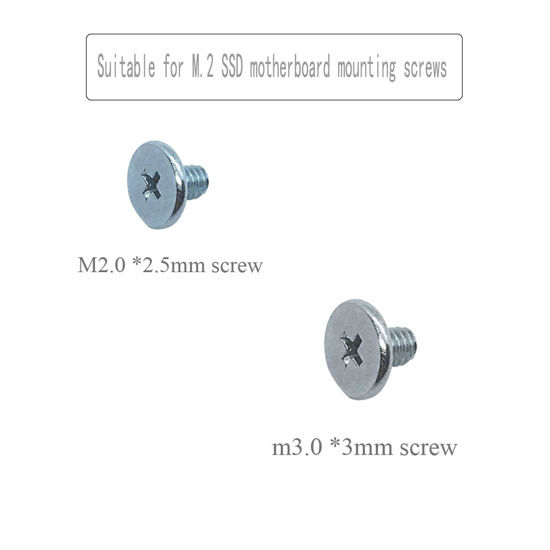 GetUSCart- m2 2280ssd Screws Kit,PCIe NVMe M.2 SSD Mounting Screws