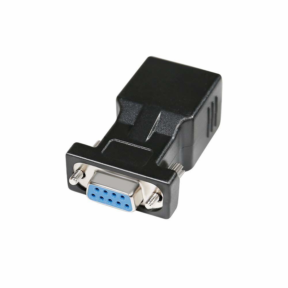 Getuscart Dtech Db9 To Rj45 Serial Adapter Rs232 Female To Rj 45 Female Ethernet Converter 