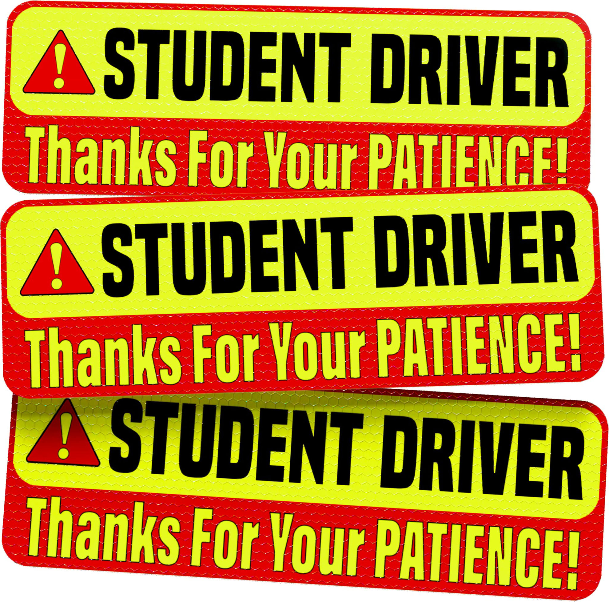 GetUSCart- Student Driver Car Magnet Sticker Signs - Essential Magnetic ...