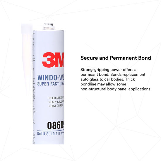 GetUSCart- 3M 08609 Window-Weld Super Fast Urethane Black Cartridge ...