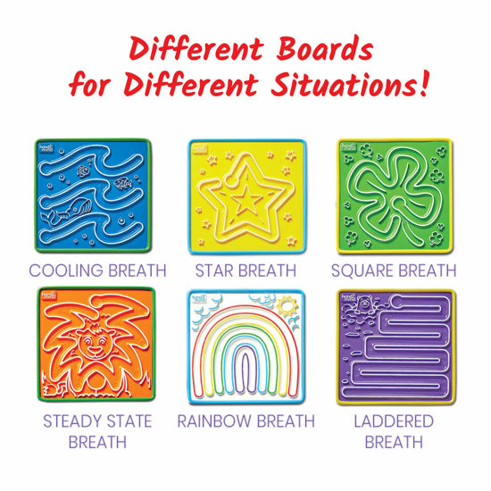 GetUSCart- hand2mind Mindful Maze Boards, Learn Breathing Patterns ...