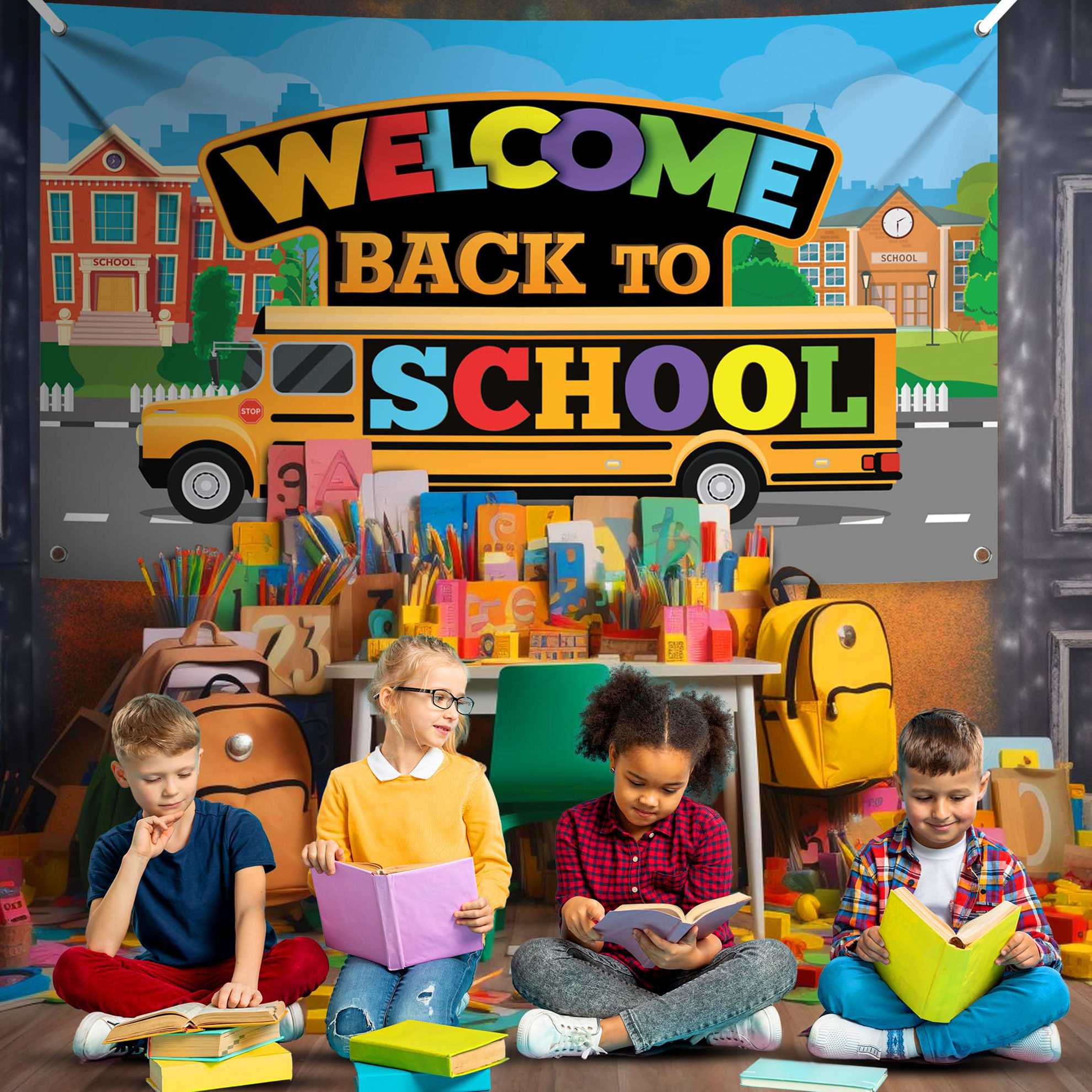 GetUSCart- KatchOn, Welcome Back To School Banner - XtraLarge, 72x44 ...