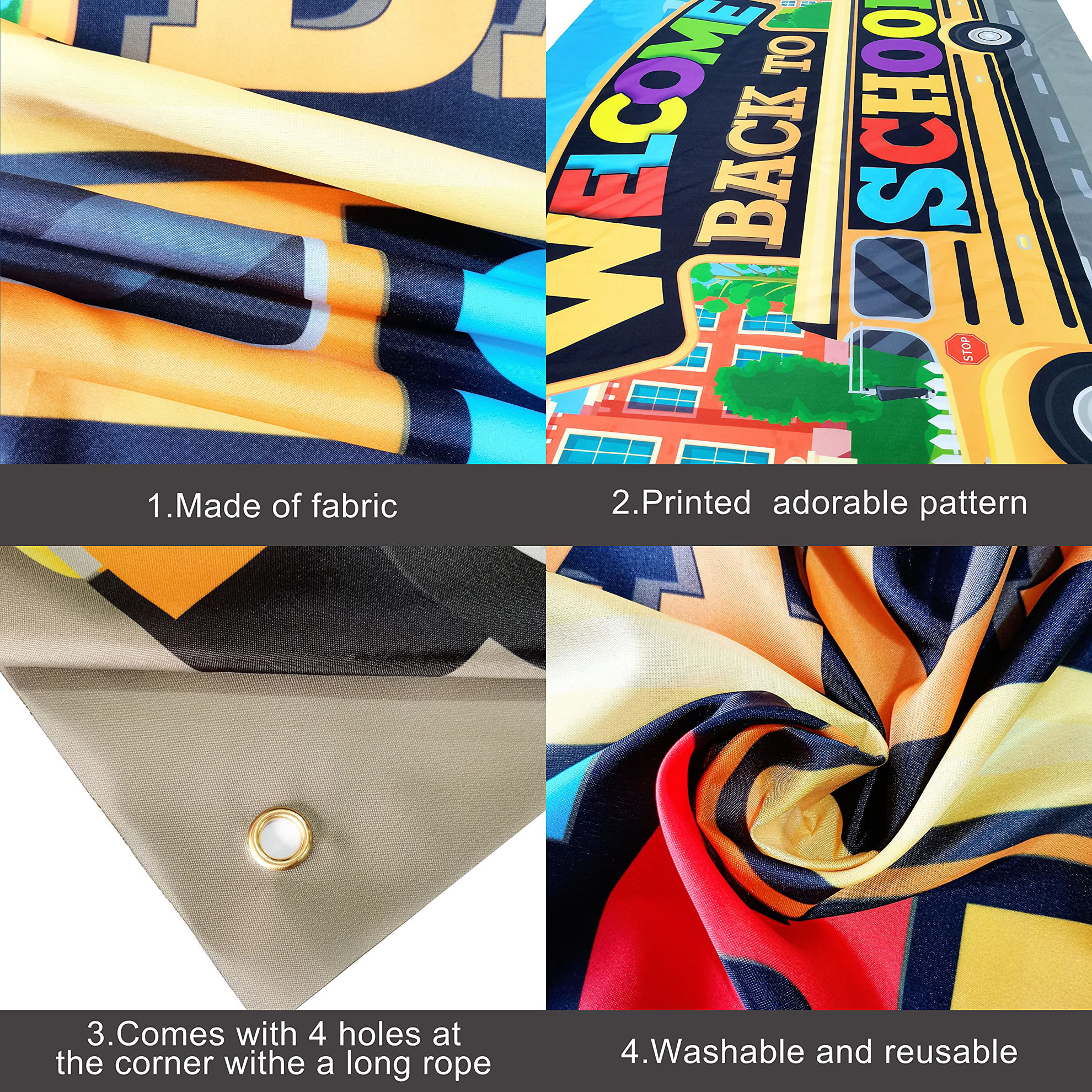 GetUSCart- KatchOn, Welcome Back To School Banner - XtraLarge, 72x44 ...