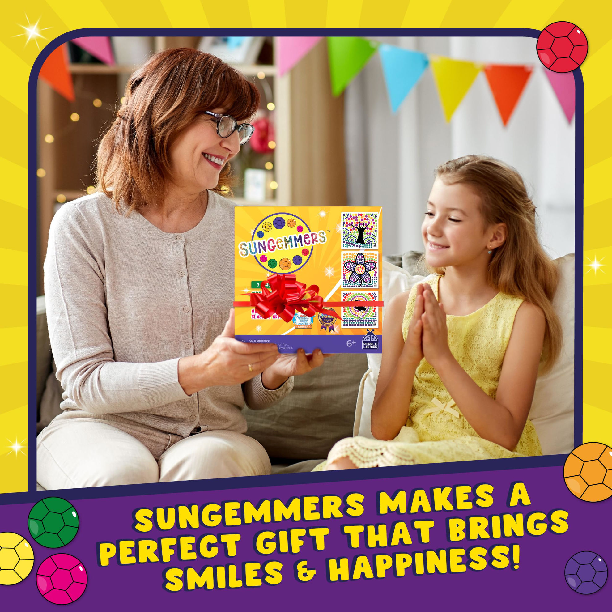 GetUSCart- SUNGEMMERS Diamond Window Art Craft Kits for Kids 8-12 - Fun ...