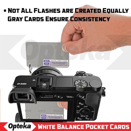 GetUSCart- Opteka Pocket-Sized Grey Card White Balance Card 18% ...